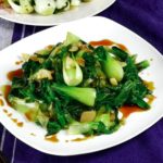 Bok choy stir fry with garlic- easy restaurant style recipe