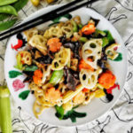 Lotus root stir-fry recipe- a quick and easy vegetarian dish