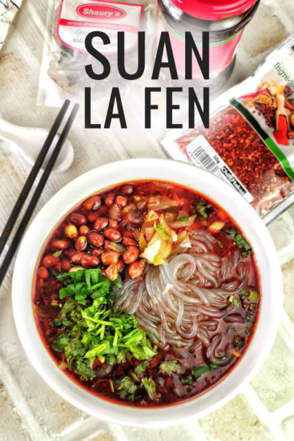 Suan la fen (酸辣粉)- How to make Szechuan hot and sour noodles