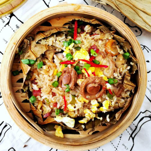 Lotus Leaf Rice- How to make it at home (absolutely delicious)