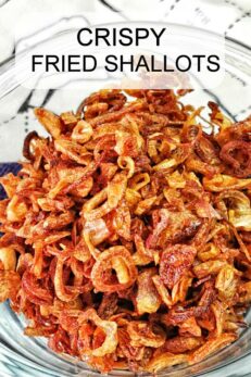 Fried shallots recipe - How to make it at home (Asian crispy condiments)