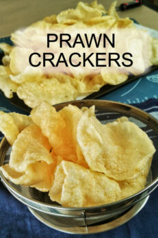 Prawn crackers (shrimp chips) - How to make it at home from scratch