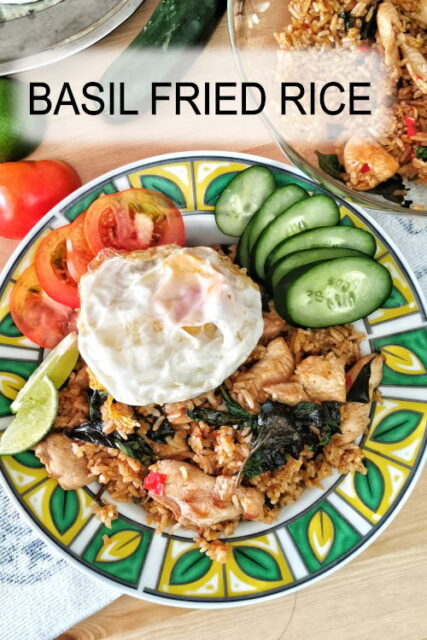 Basil fried rice recipe- How to cook in 20 minutes (best Thai street food)
