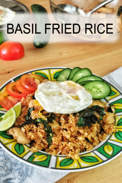 Basil fried rice recipe- How to cook in 20 minutes (best Thai street food)