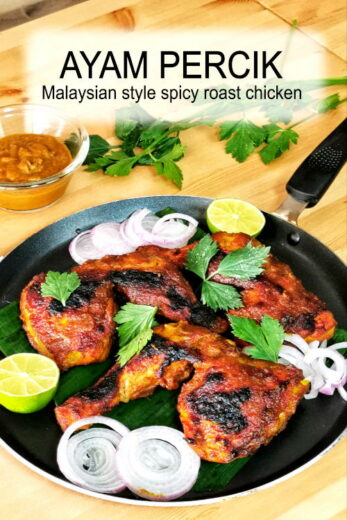 Ayam percik recipe- how to make Malaysian spicy roast chicken