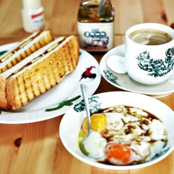 Kaya toast and half-boiled egg - How to make the best breakfast
