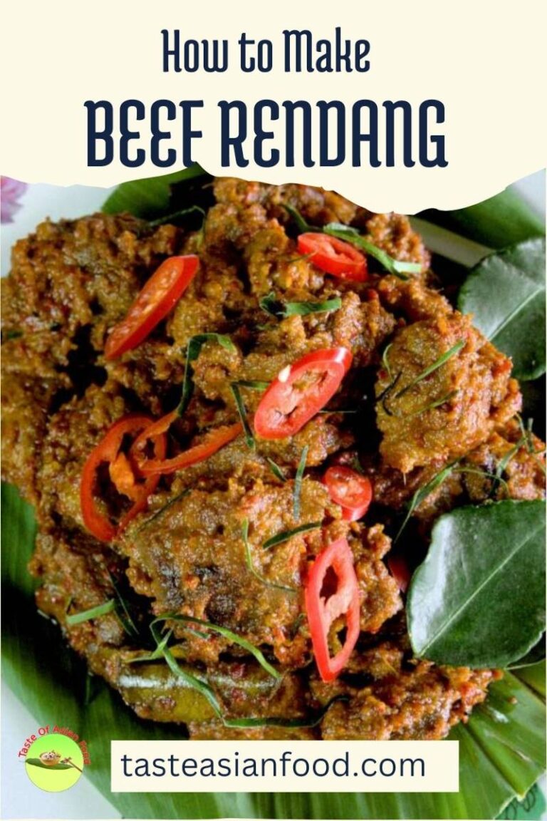 Beef Rendang Recipe (How to make authentic Indonesian Rendang)