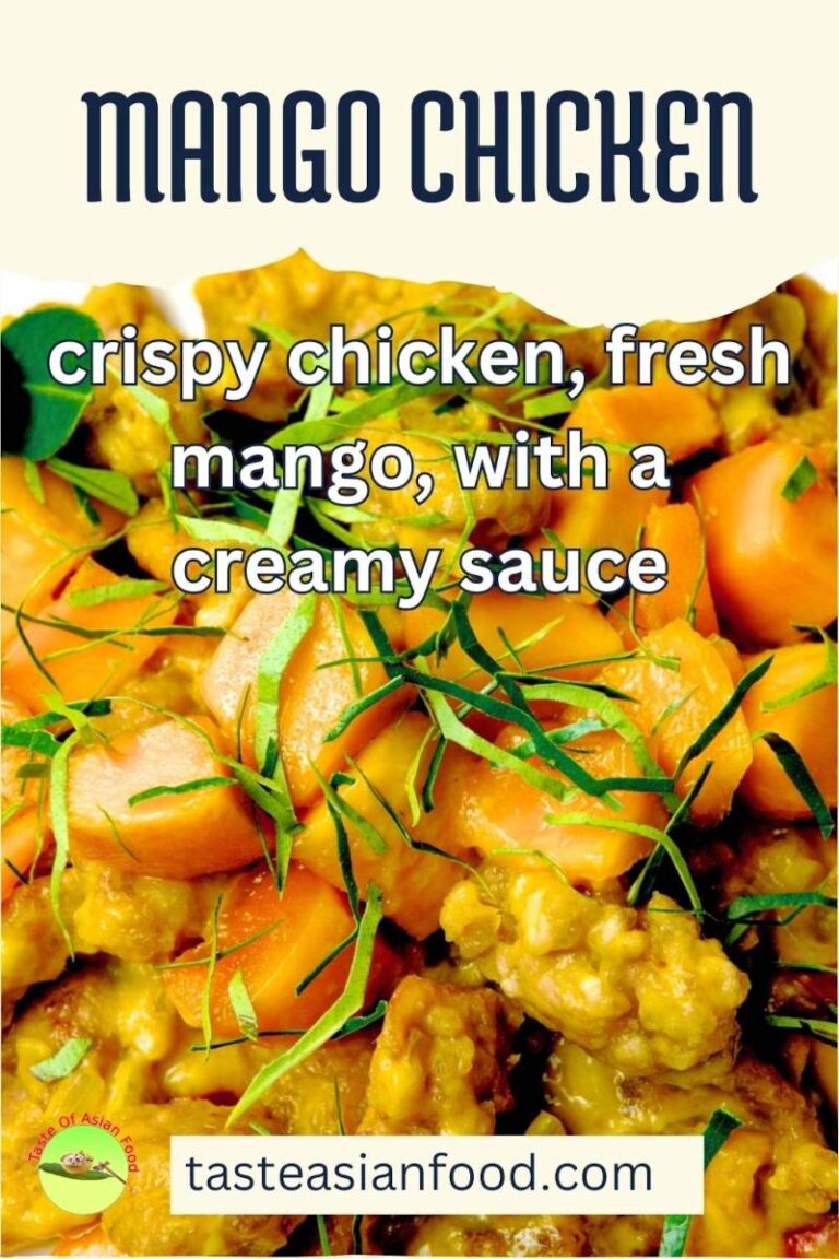 Mango Chicken recipe - Delicious crispy chicken with fresh mango