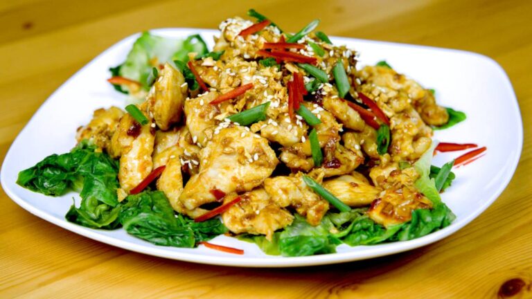 Mango Chicken recipe - Delicious crispy chicken with fresh mango