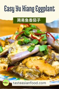 Yu Xiang Eggplant (鱼香茄子) |Easy, Healthy Sichuan Recipe