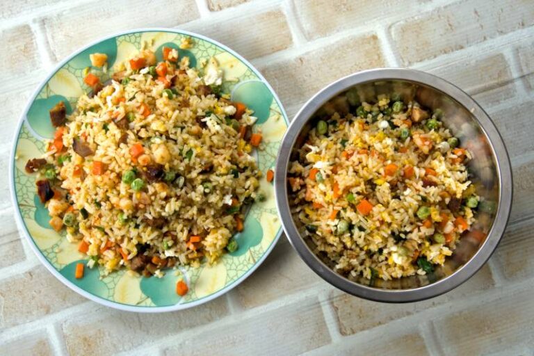How to Make Yangzhou Fried Rice with Char Siu and Shrimp